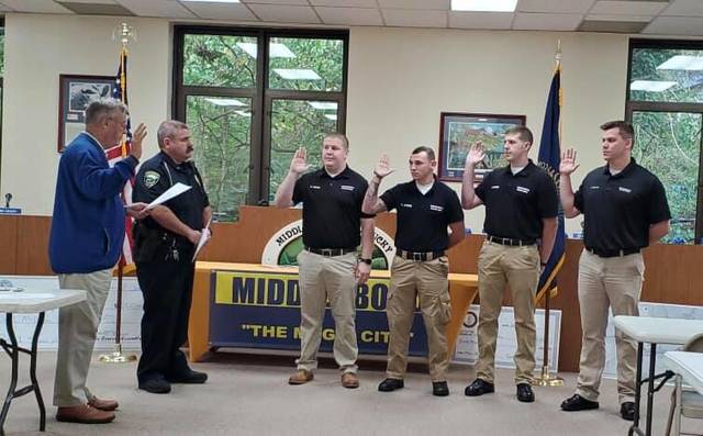New officers sworn into Middlesboro Police Department | Middlesboro News